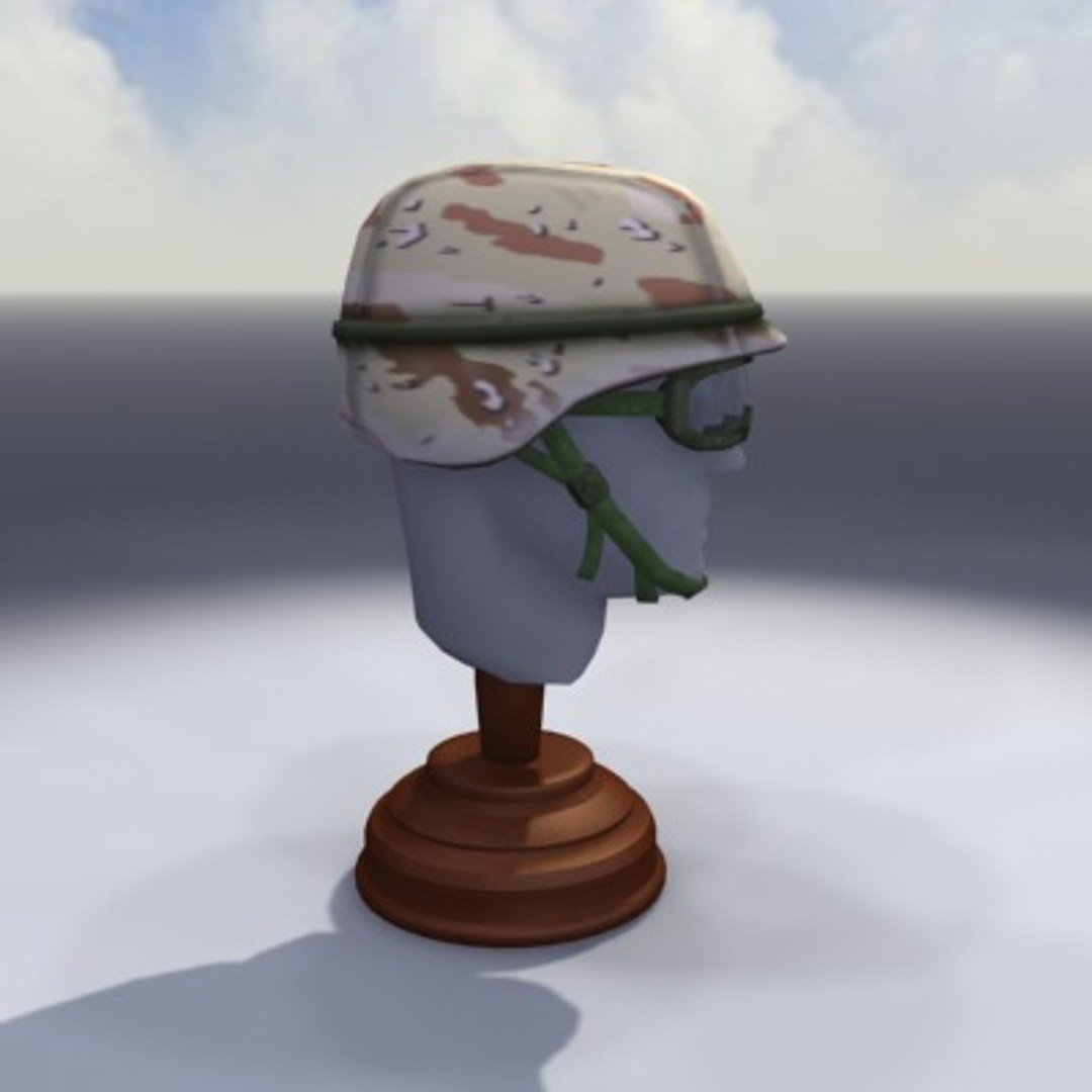 Pasgt Head 3d Model