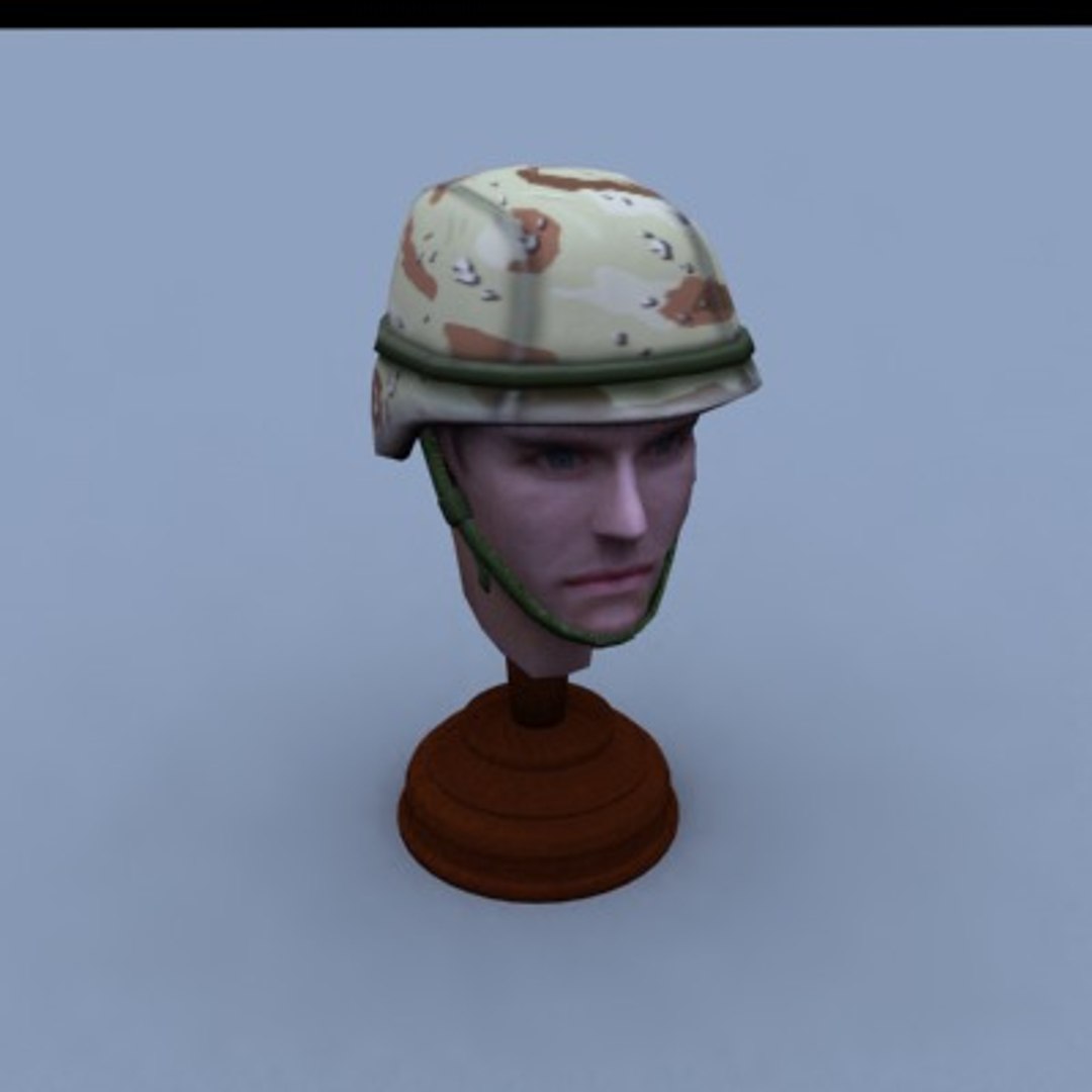 Pasgt Head 3d Model