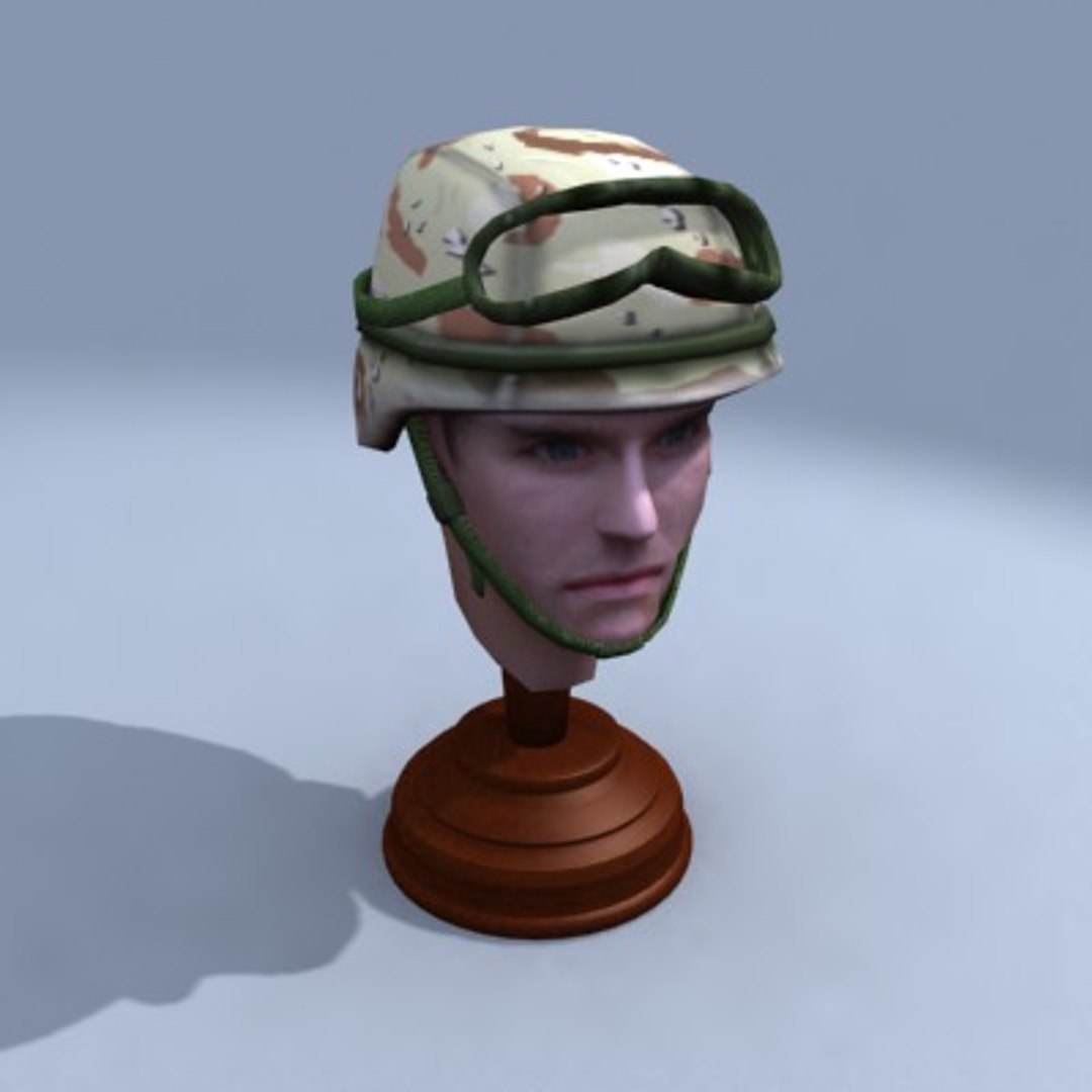 Pasgt Head 3d Model