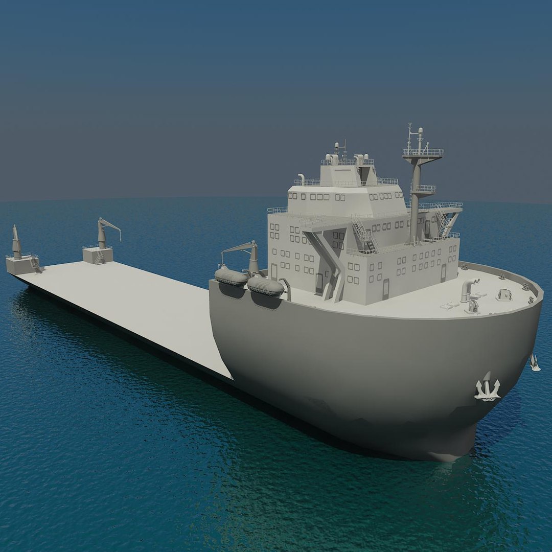 3d Model Heavy Lift Vessel