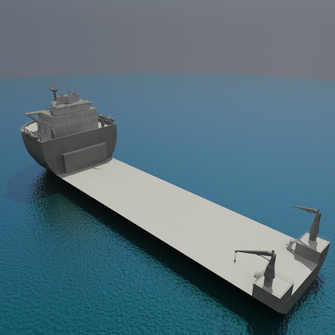 3d Model Heavy Lift Vessel