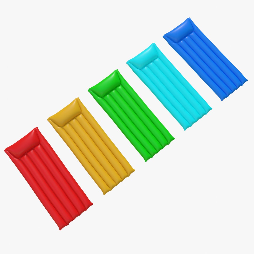 Realistic Inflatable Mattress 3D Model - TurboSquid 1430367