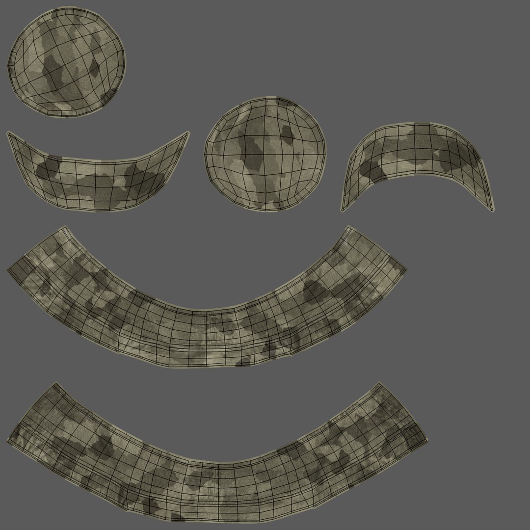 3D Military Hat Model - TurboSquid 1416929