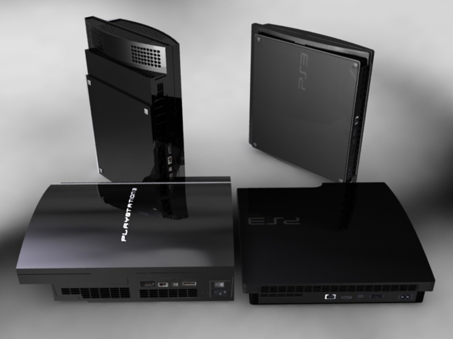 3 Playstation 3d Model