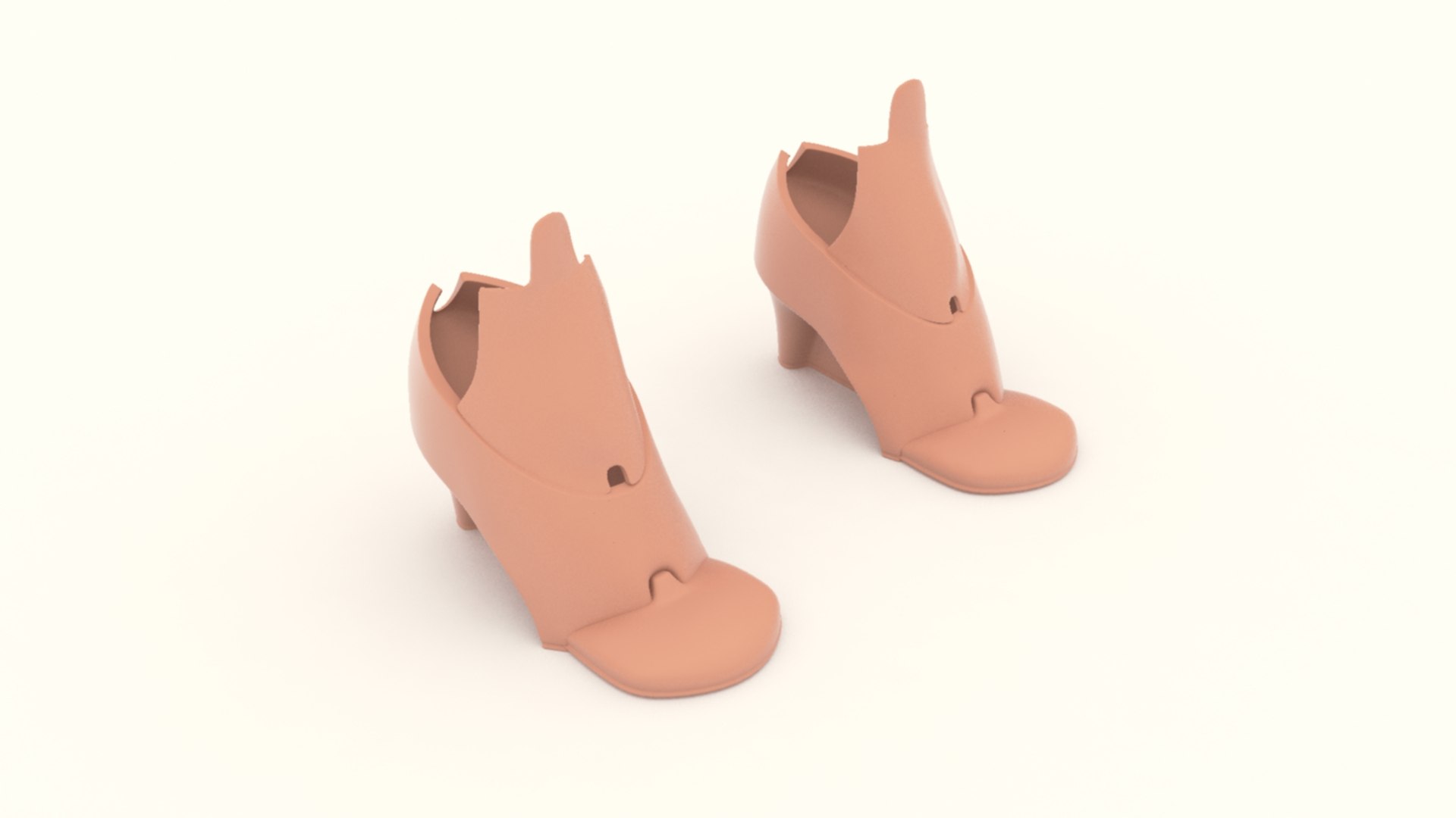Robotic Female Shoes 3D Model - TurboSquid 1880354