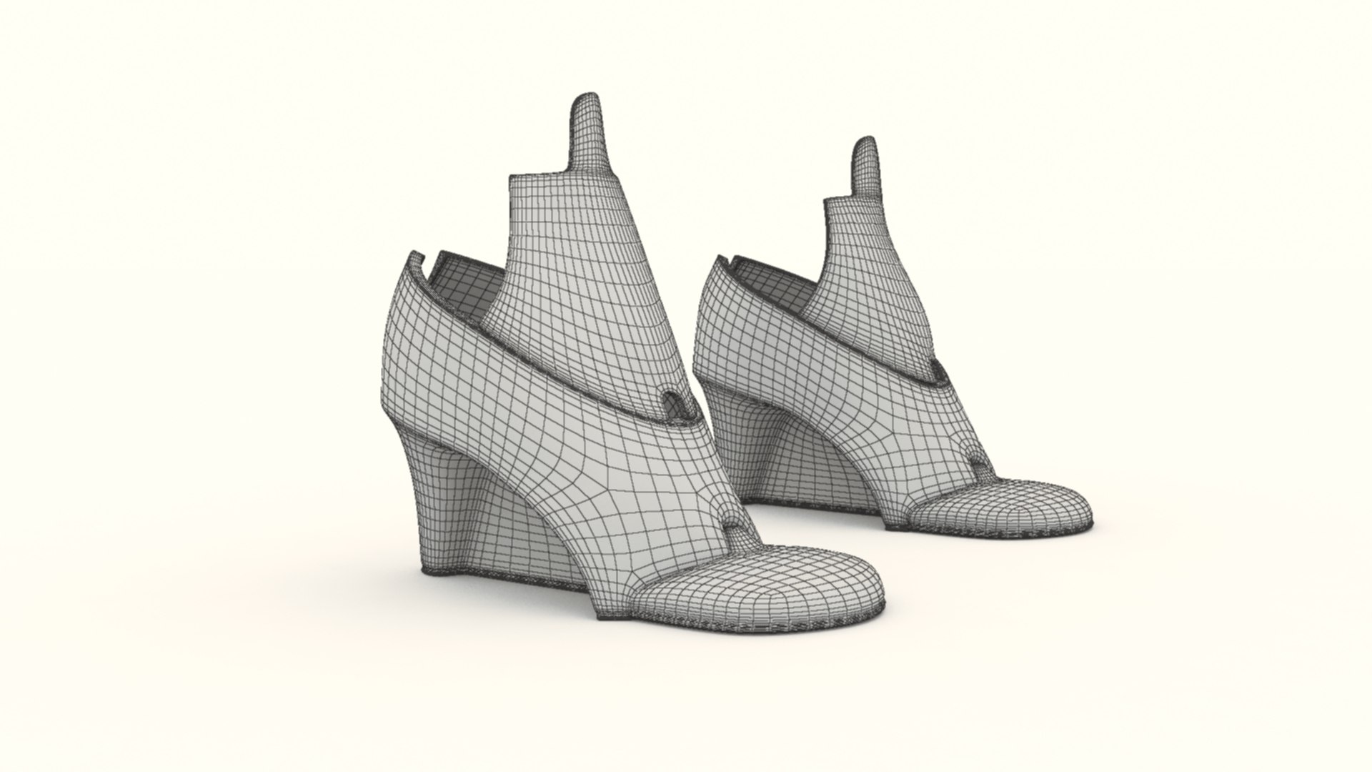 Robotic Female Shoes 3D Model - TurboSquid 1880354