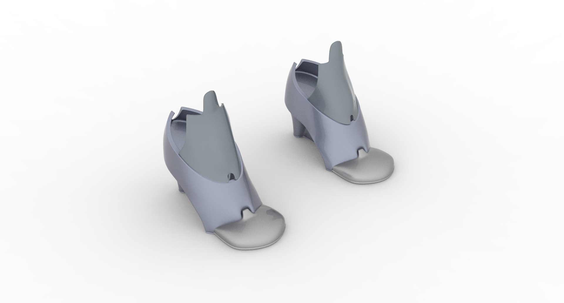 Robotic Female Shoes 3D Model - TurboSquid 1880354