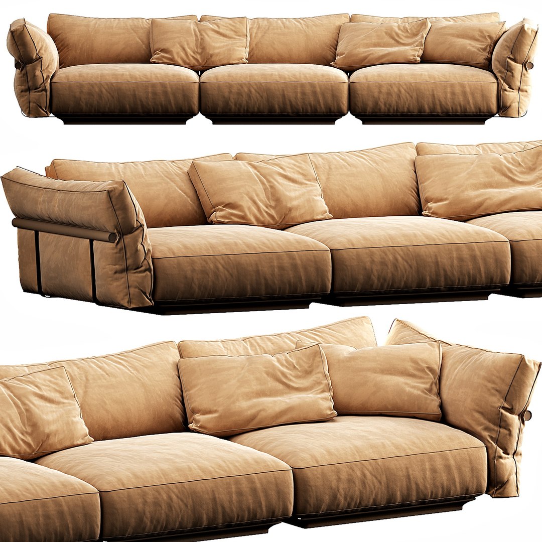 Flexform Camelot 3D Model - TurboSquid 2274734