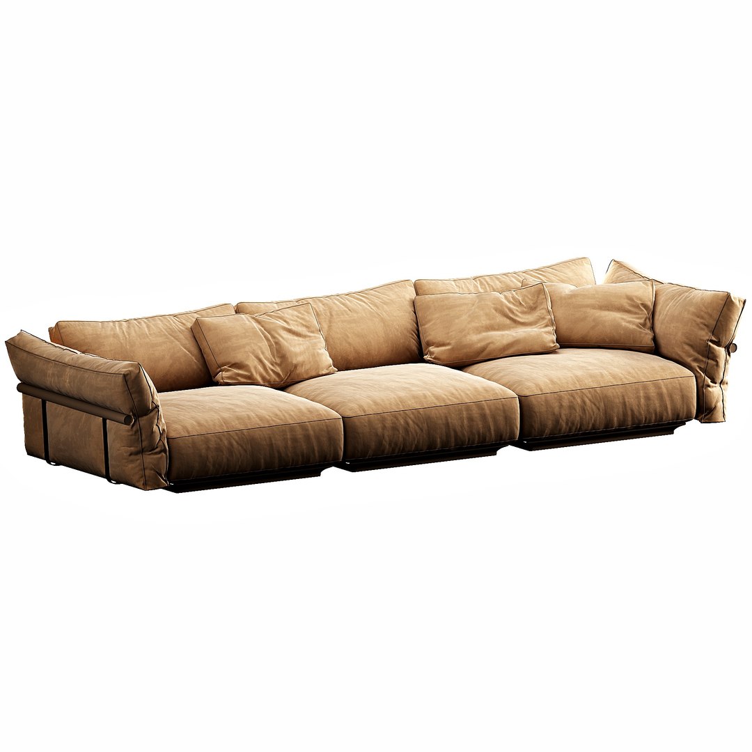 Flexform Camelot 3D Model - TurboSquid 2274734
