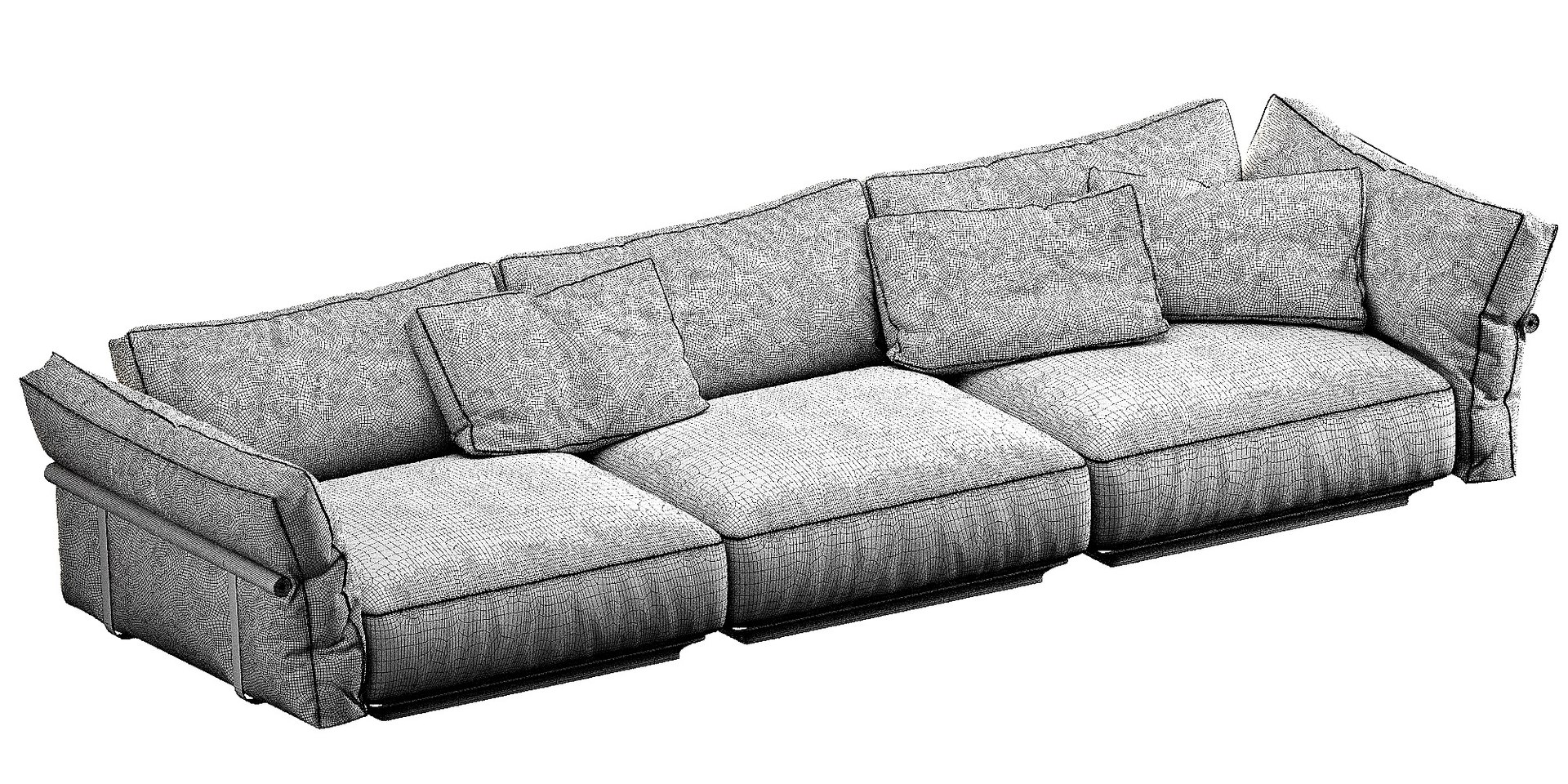 Flexform Camelot 3D Model - TurboSquid 2274734