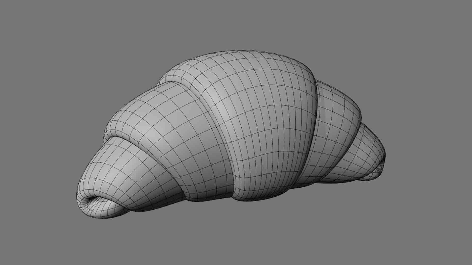 Croissant Stylized 3D Model - TurboSquid 2348212