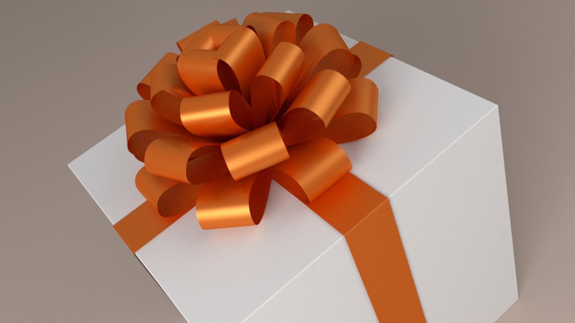 3d Obj Simple Present Box