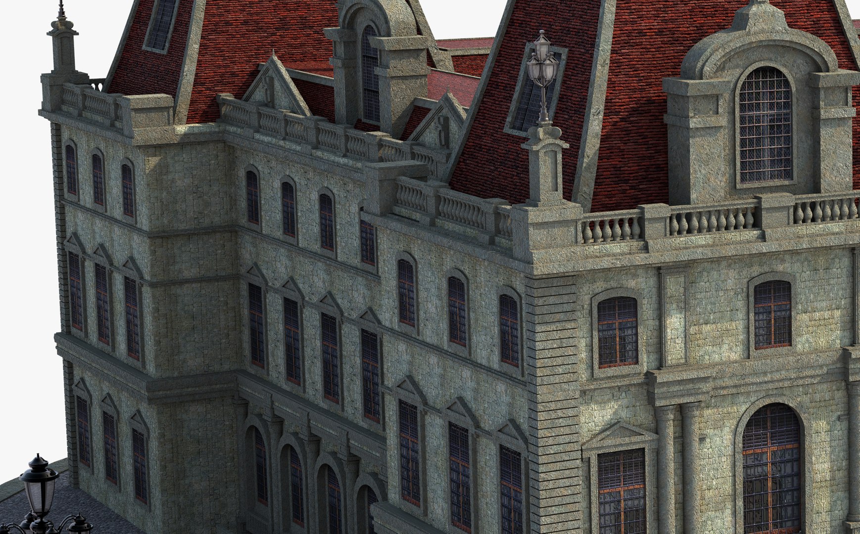 Classic Residence Building 3D - TurboSquid 1776200