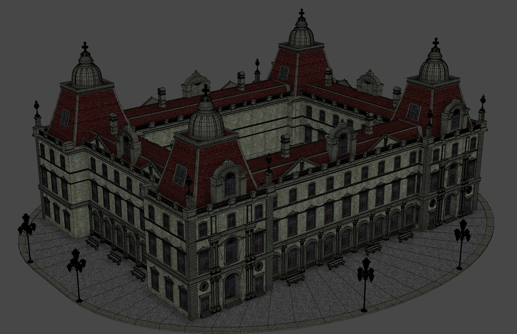 Classic Residence Building 3D - TurboSquid 1776200