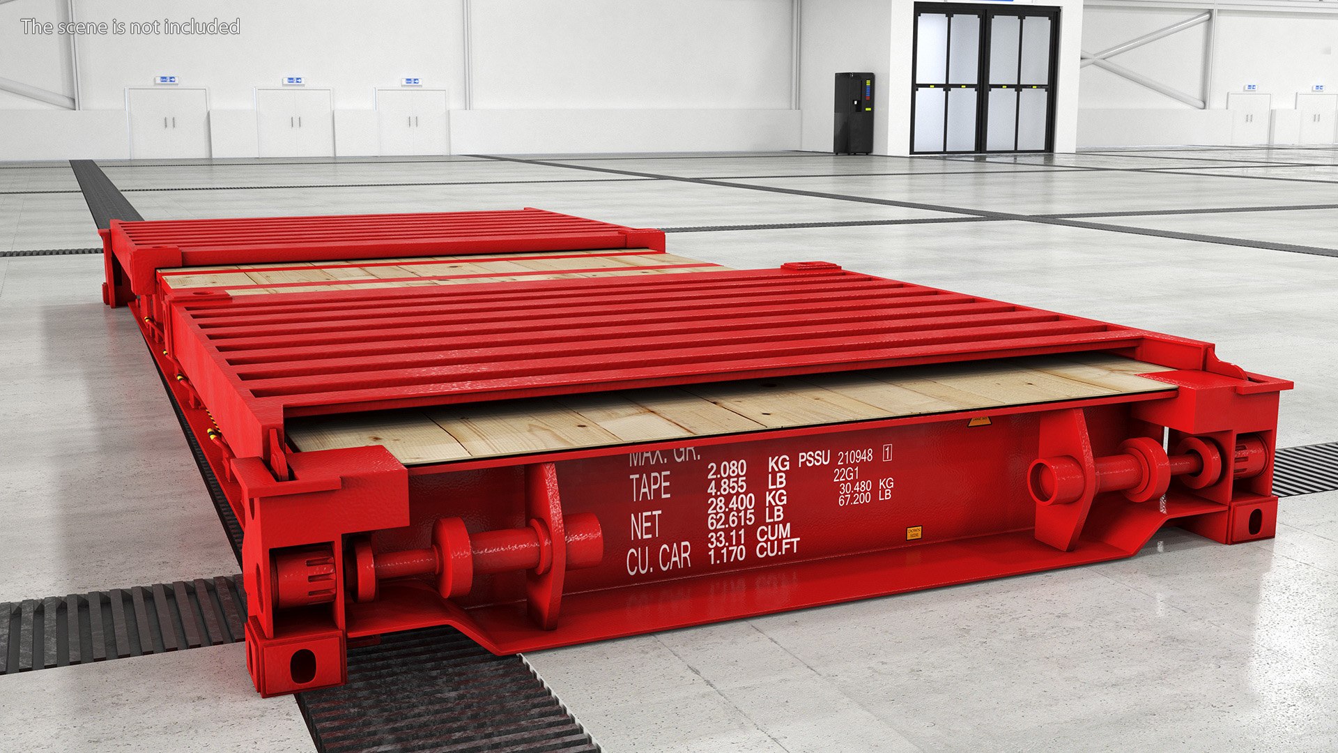 Rectangular Flat Rack Collapsible 3D Model - TurboSquid 2170149