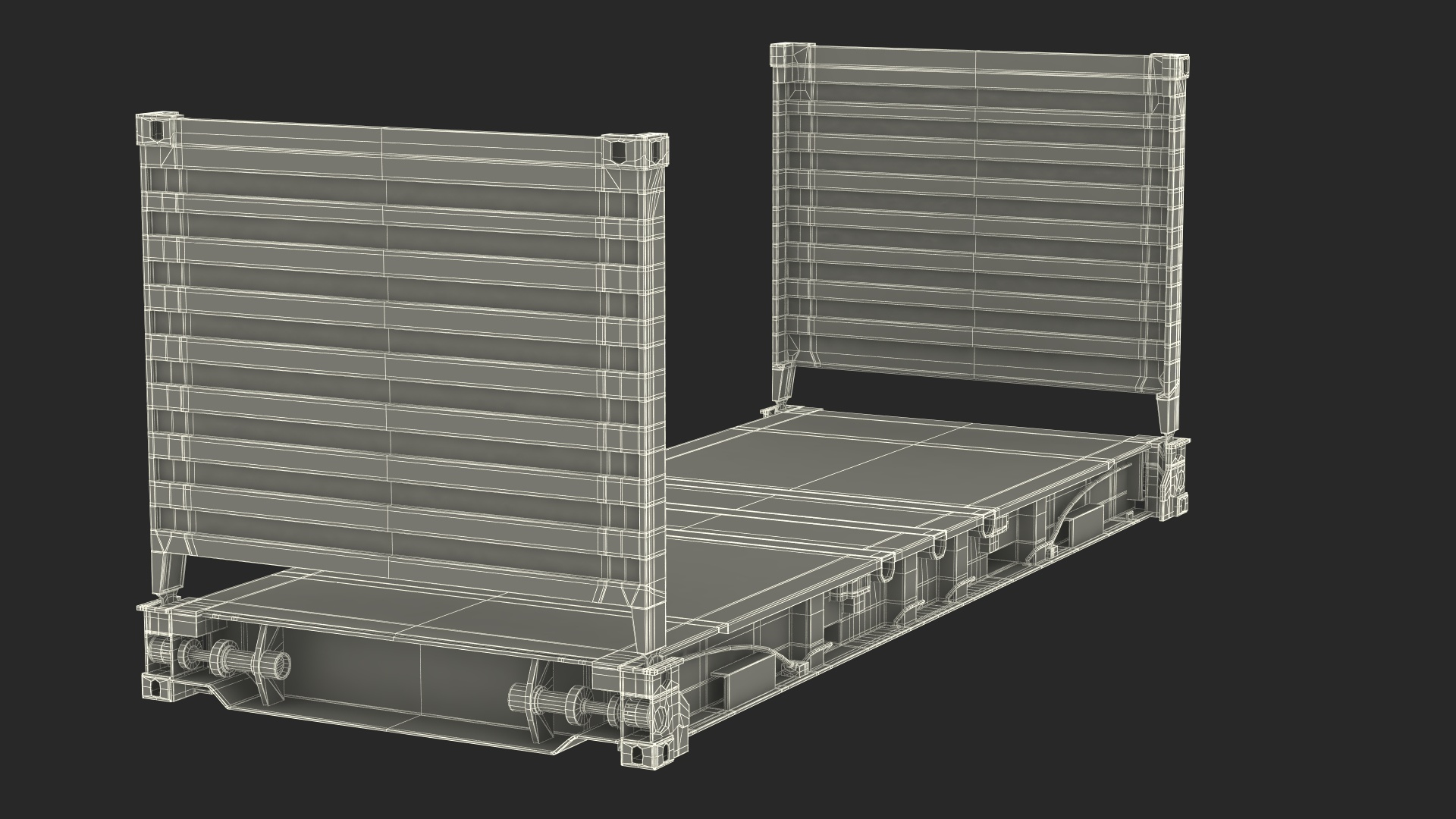 Rectangular Flat Rack Collapsible 3D Model - TurboSquid 2170149