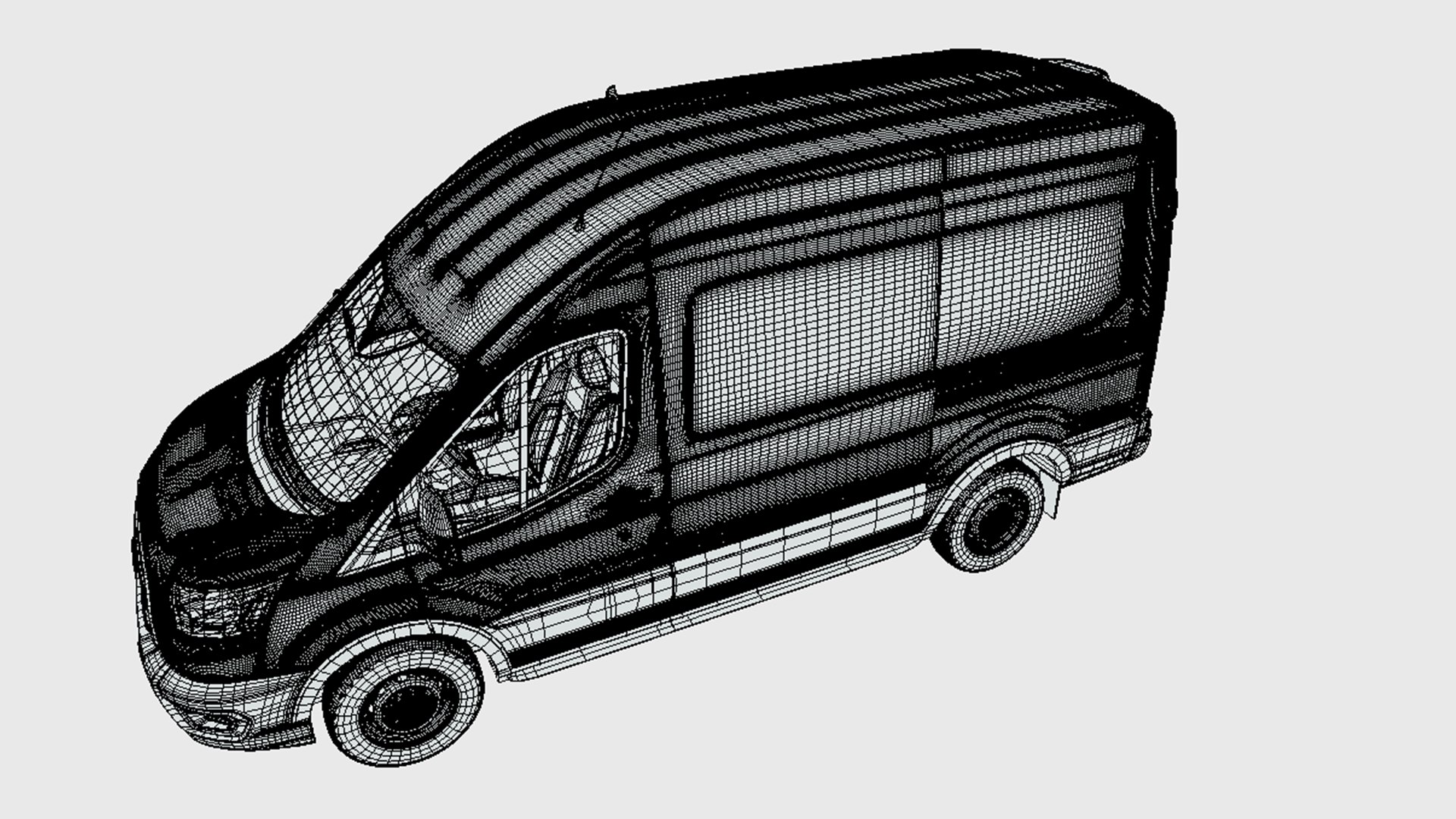 Ford Transit H2 330 L2 3D - TurboSquid 2261056