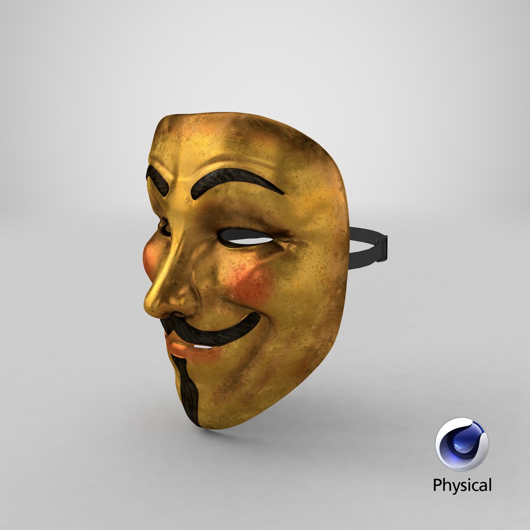 3D golden v model - TurboSquid 1701496
