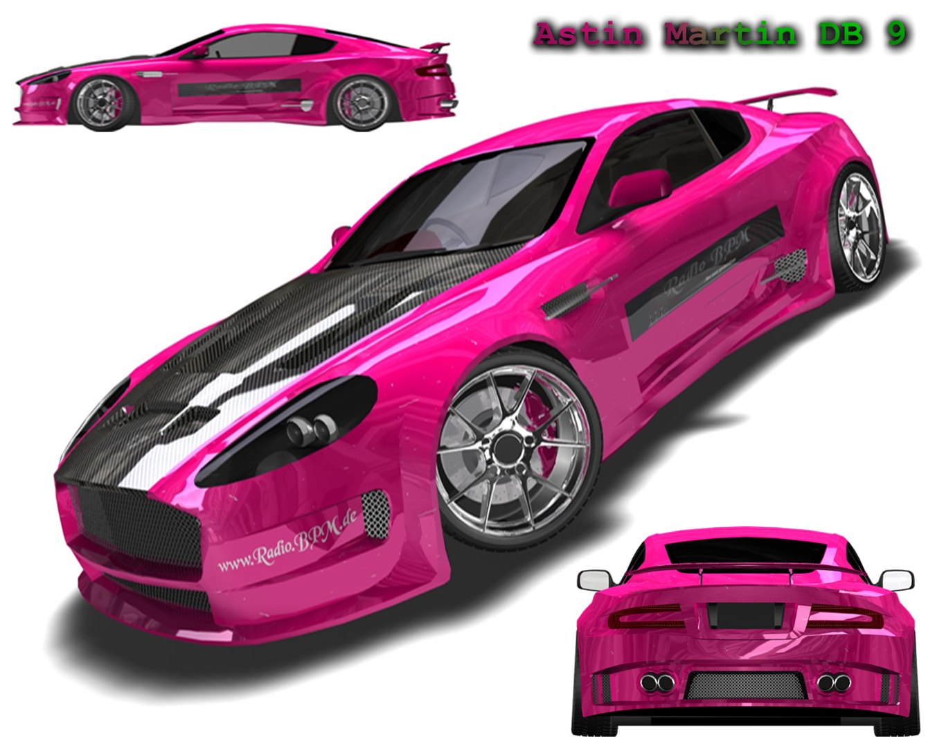 3d Astin Db9 Model