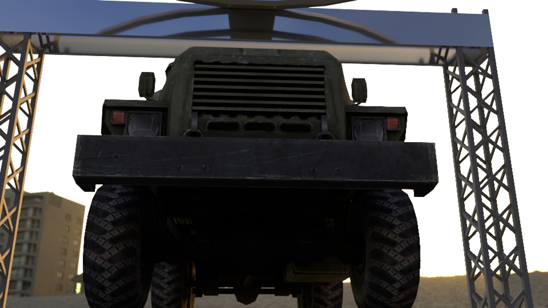 3D Ural Army Truck - TurboSquid 1366387