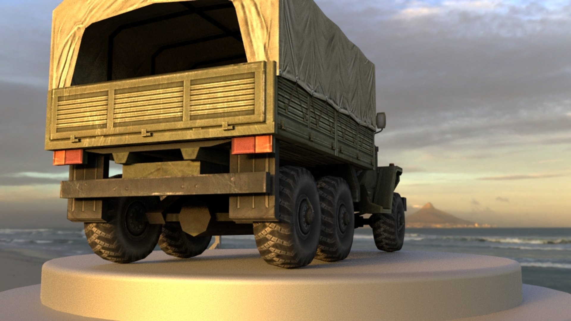 3D Ural Army Truck - TurboSquid 1366387