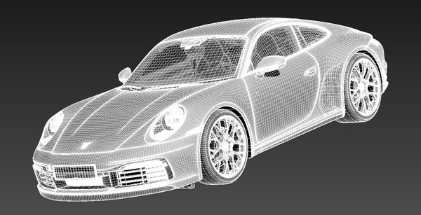 Porsche 911 carrera coupe model - TurboSquid 1385653