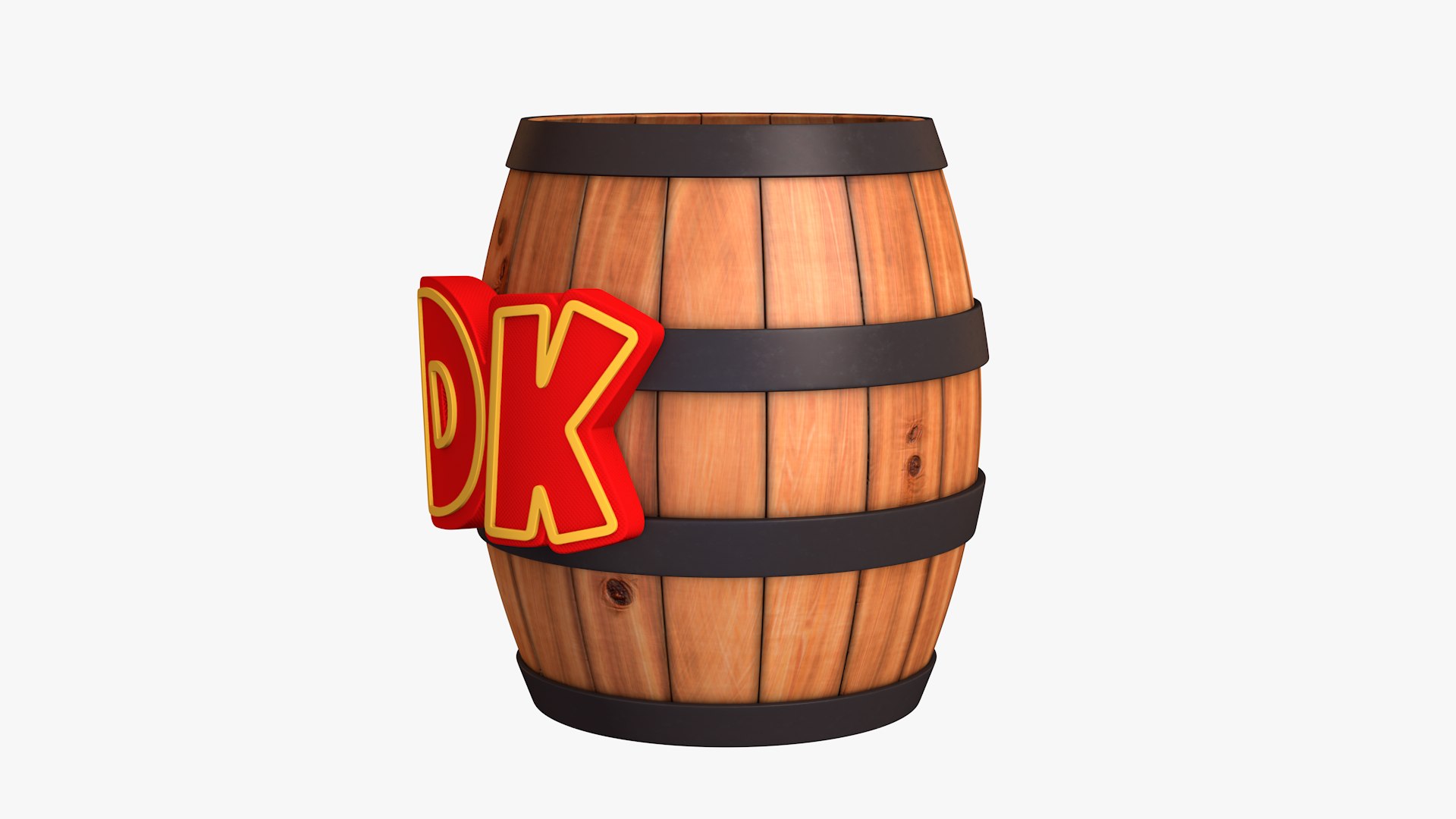 3D Dk Barrel - Donkey Kong - TurboSquid 1536818