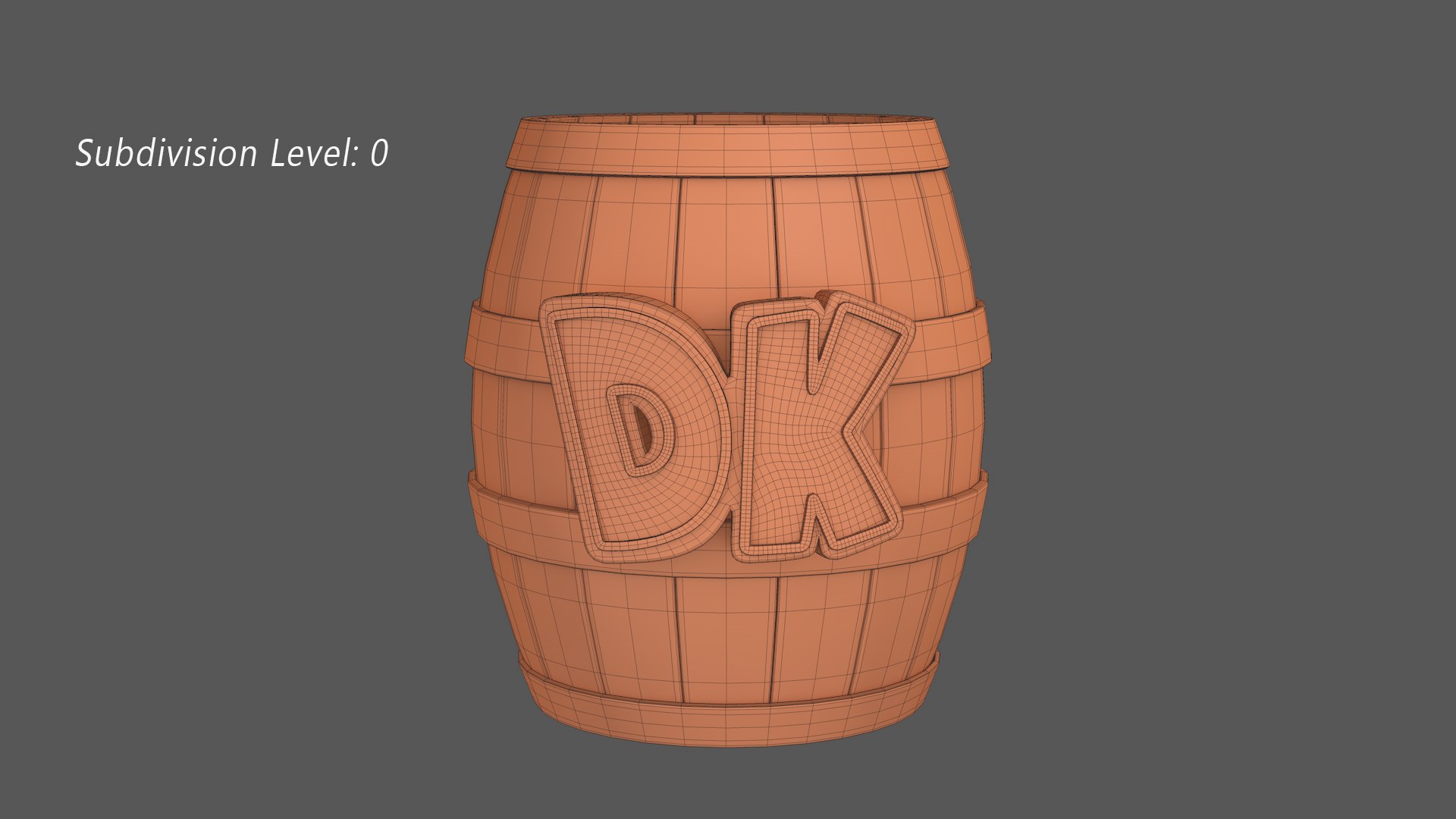 3D Dk Barrel - Donkey Kong - TurboSquid 1536818