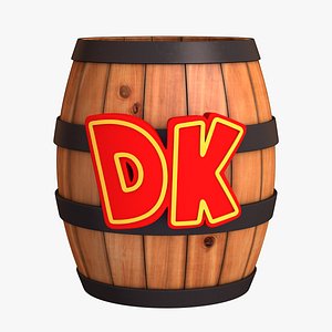 3D tnt barrel - donkey kong - TurboSquid 1538146