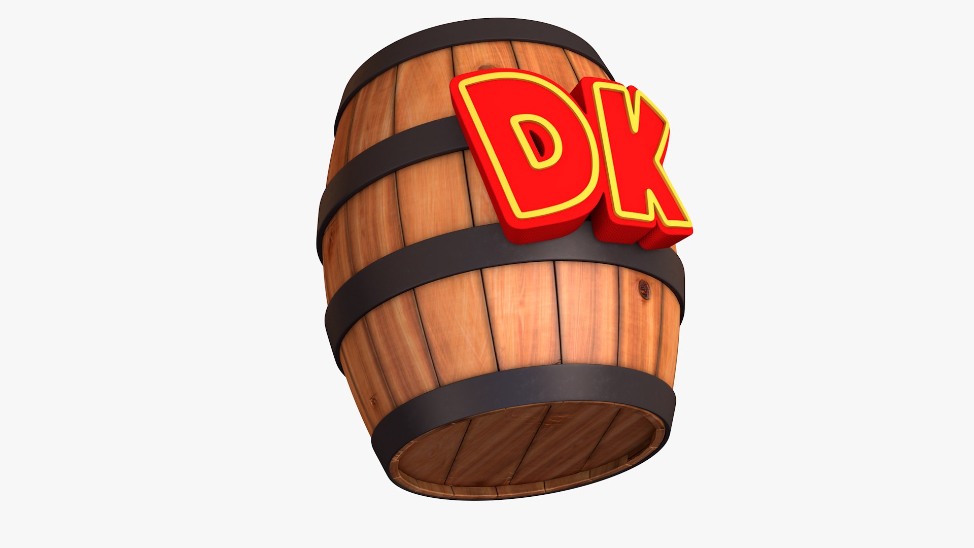3D Dk Barrel - Donkey Kong - TurboSquid 1536818
