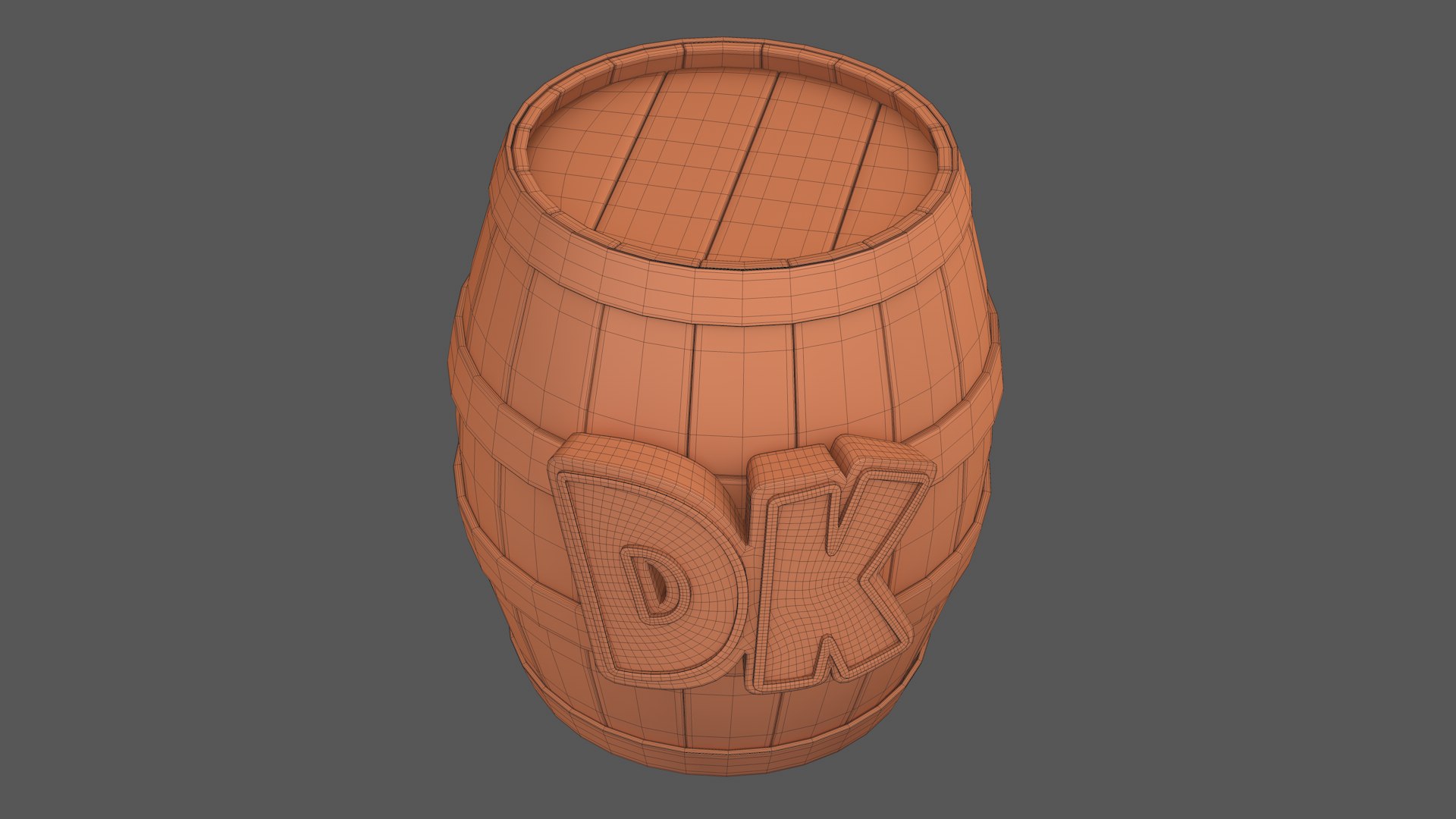 3D Dk Barrel - Donkey Kong - TurboSquid 1536818