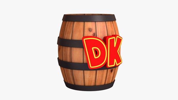 modelo 3d DK Barrel - Activos de Donkey Kong - TurboSquid 1536818