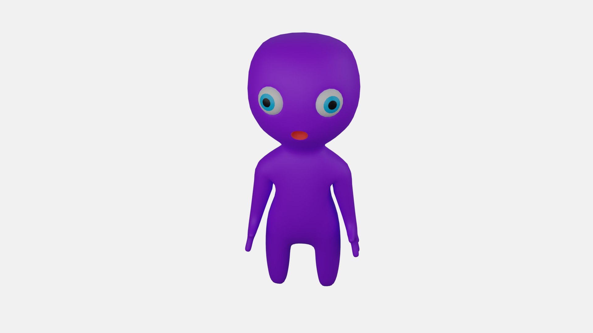 Purple Character 3D Model - TurboSquid 1868747