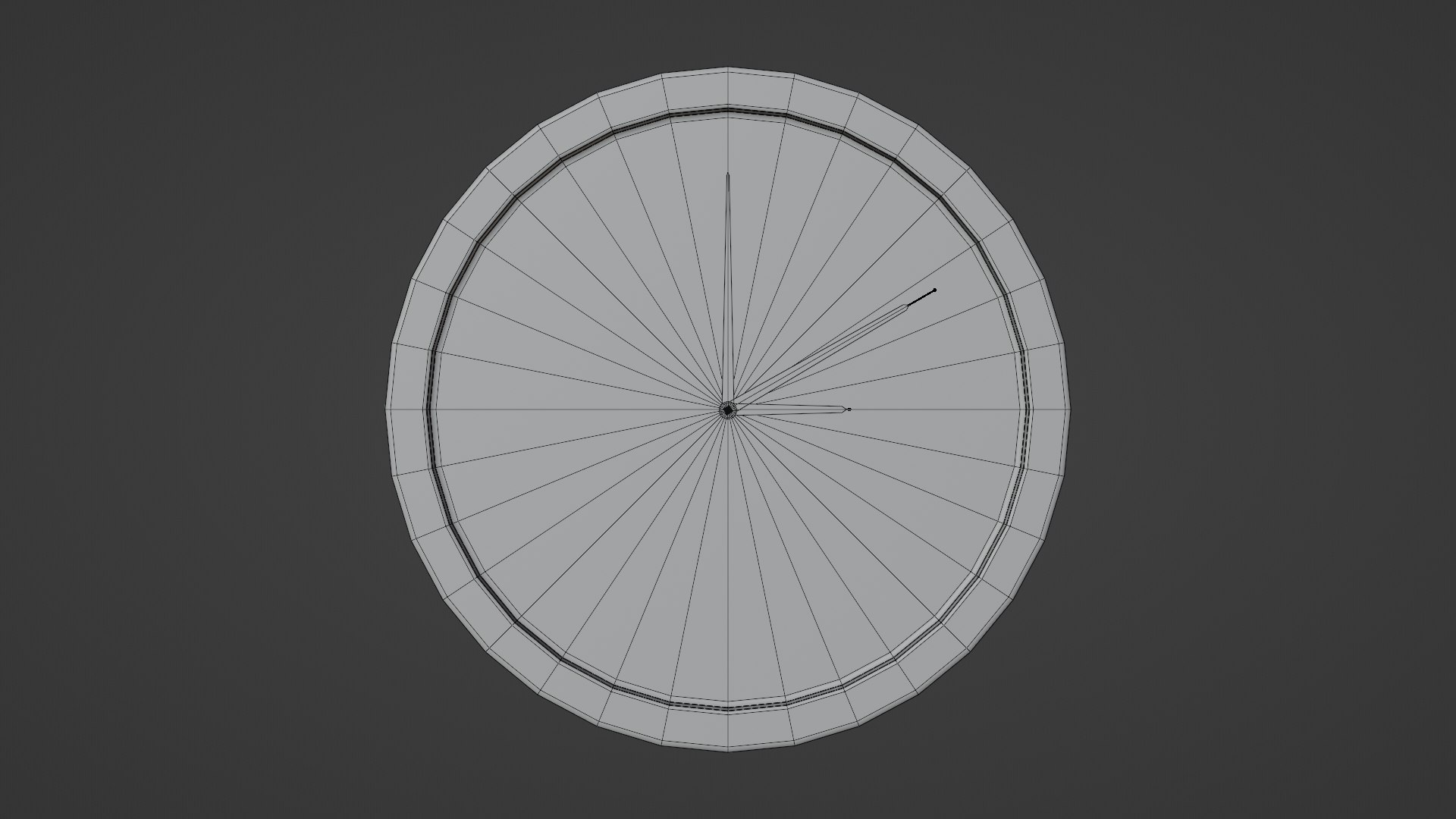 3D Wall Clock Riged Lowpoly - TurboSquid 2038086