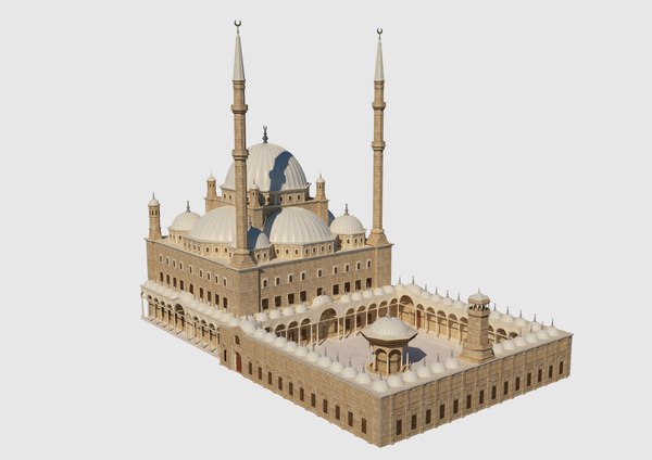 Muhammad ali mosque 3D - TurboSquid 1274199