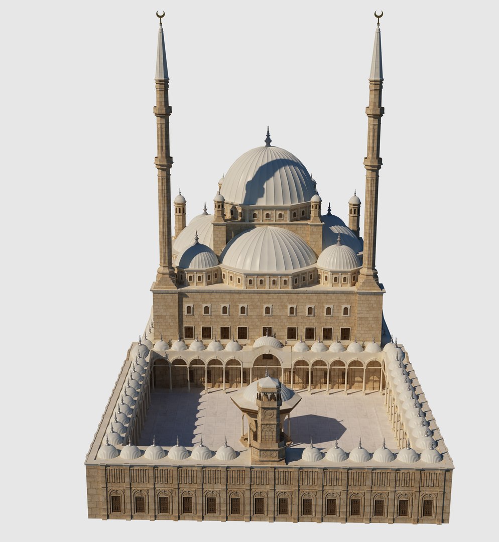 Muhammad Ali Mosque 3D - TurboSquid 1274199