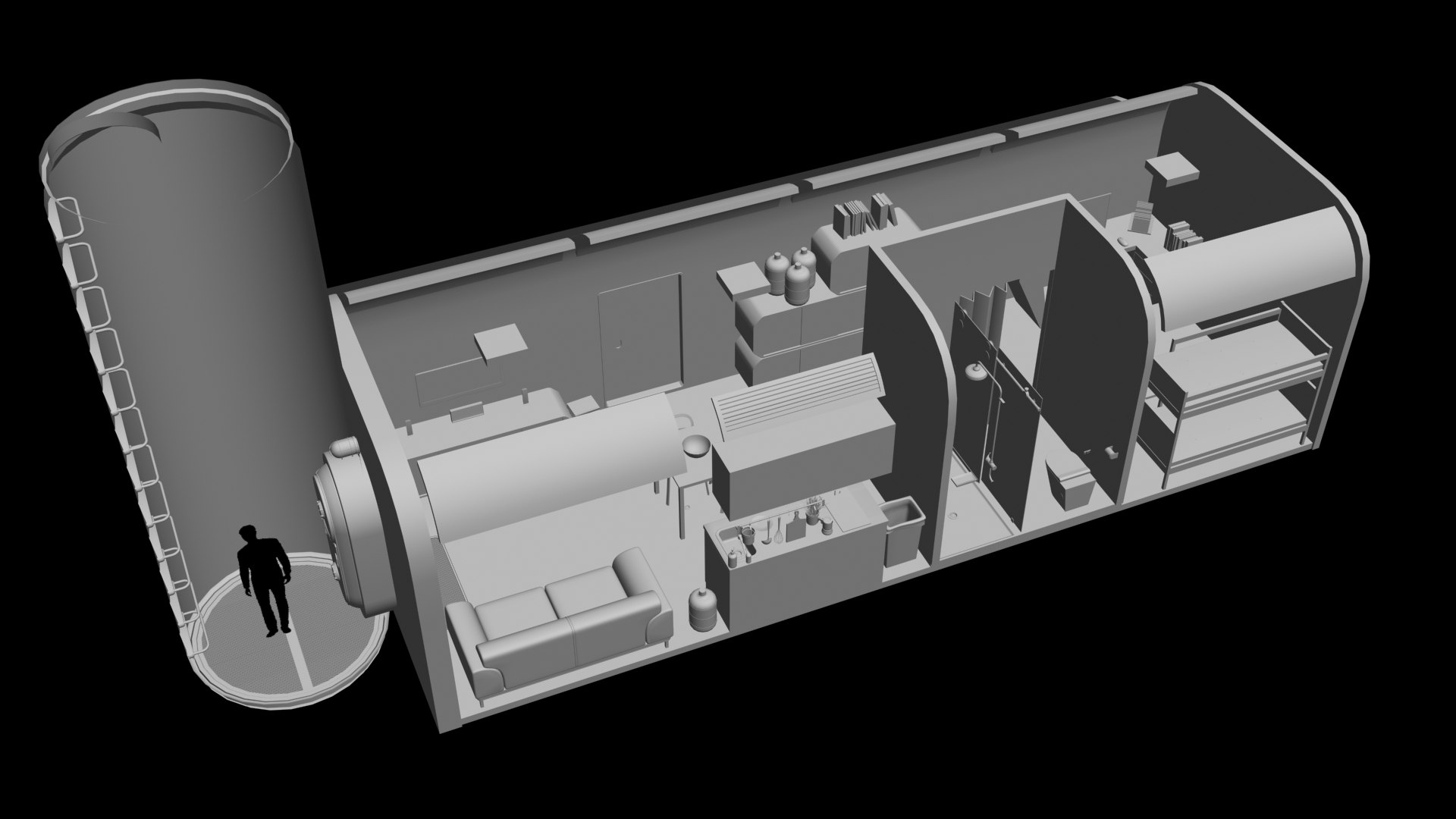 Fallout Bunker 3D Model - TurboSquid 1469698