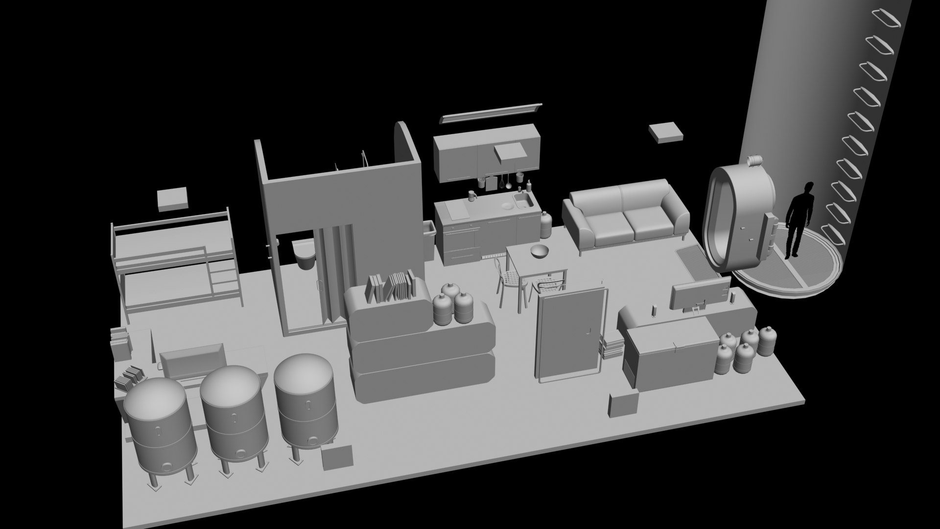 Fallout Bunker 3D Model - TurboSquid 1469698
