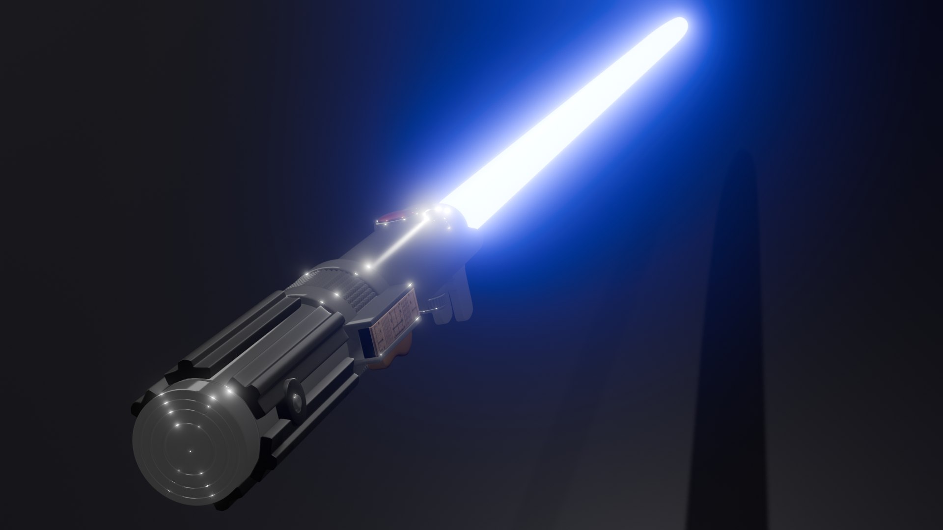 3D Model Anakin Skywalker Lightsaber - High-Quality 3D Model ...