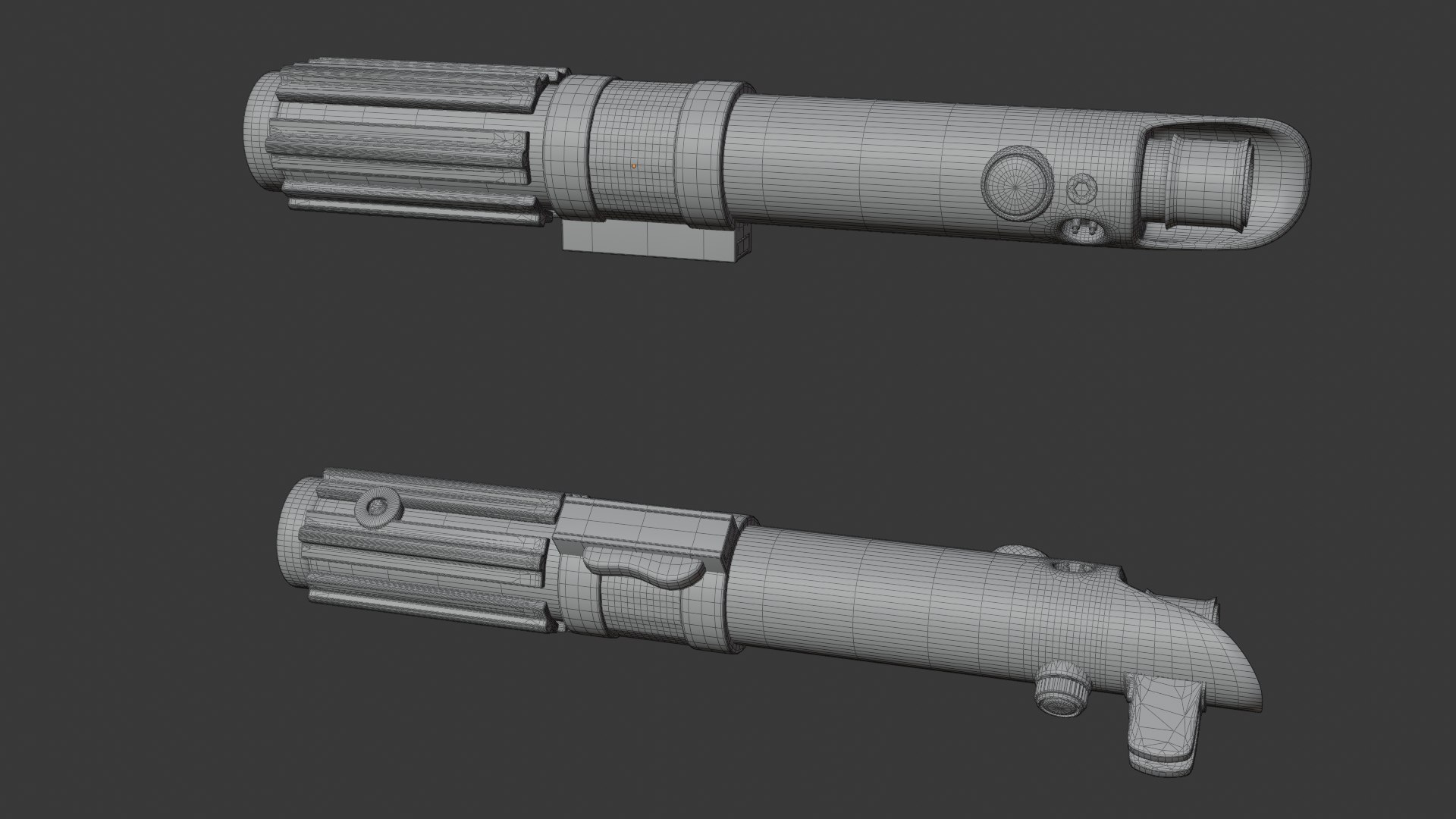 3D Model Anakin Skywalker Lightsaber - High-Quality 3D Model ...