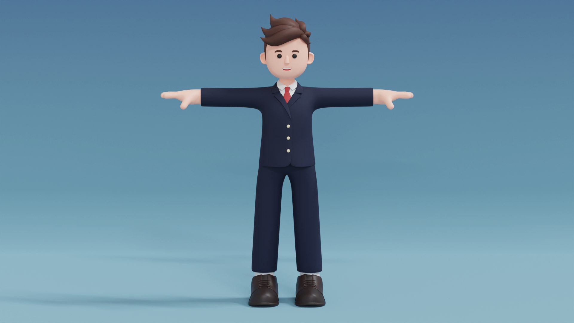3D Minimal Man Cartoon Character 01 Model - TurboSquid 1961246