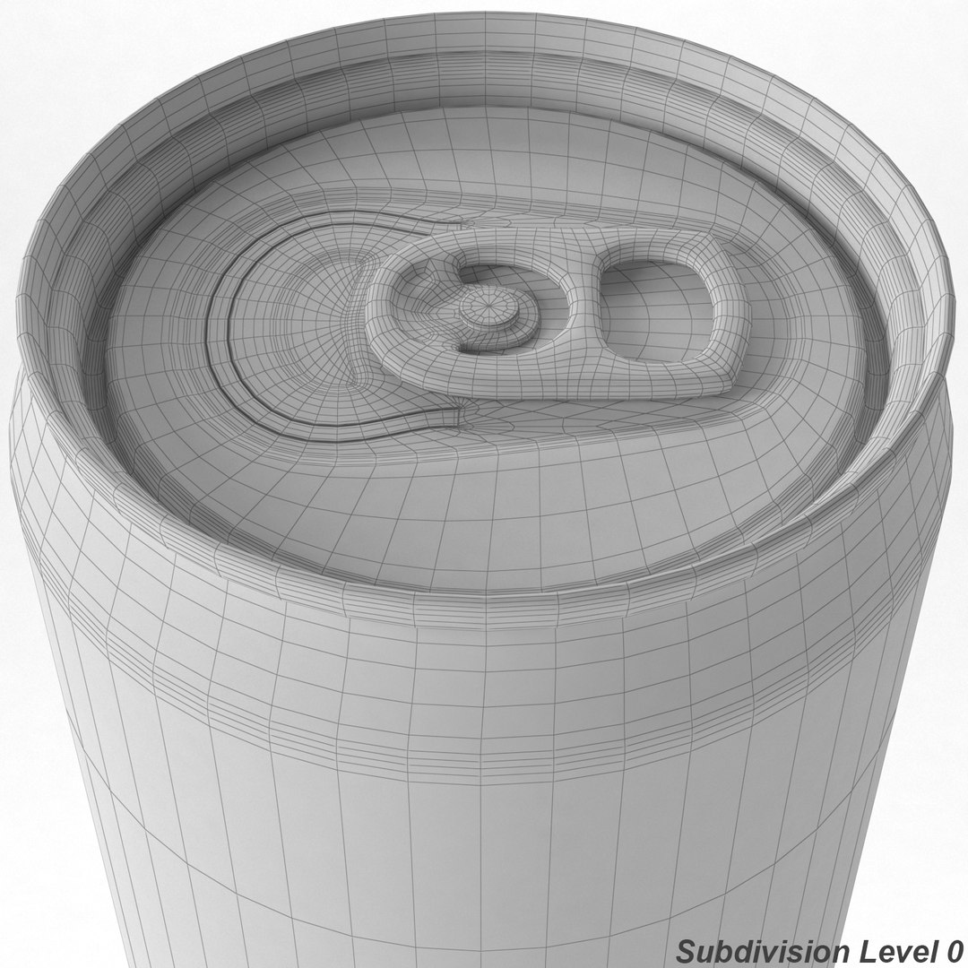 3D Aluminium 330ml Slim - TurboSquid 1254189