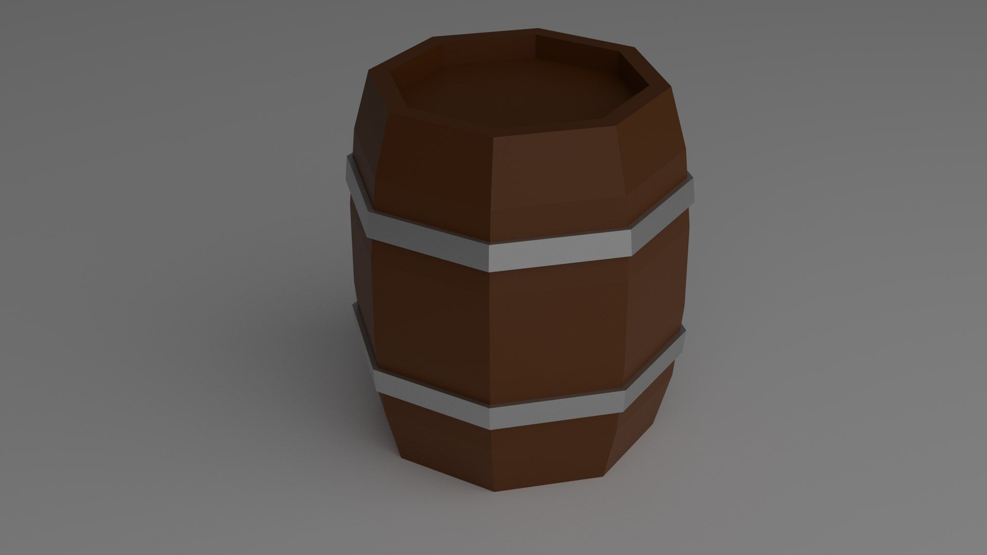 Low-poly Barrel 3D Model - TurboSquid 1589888