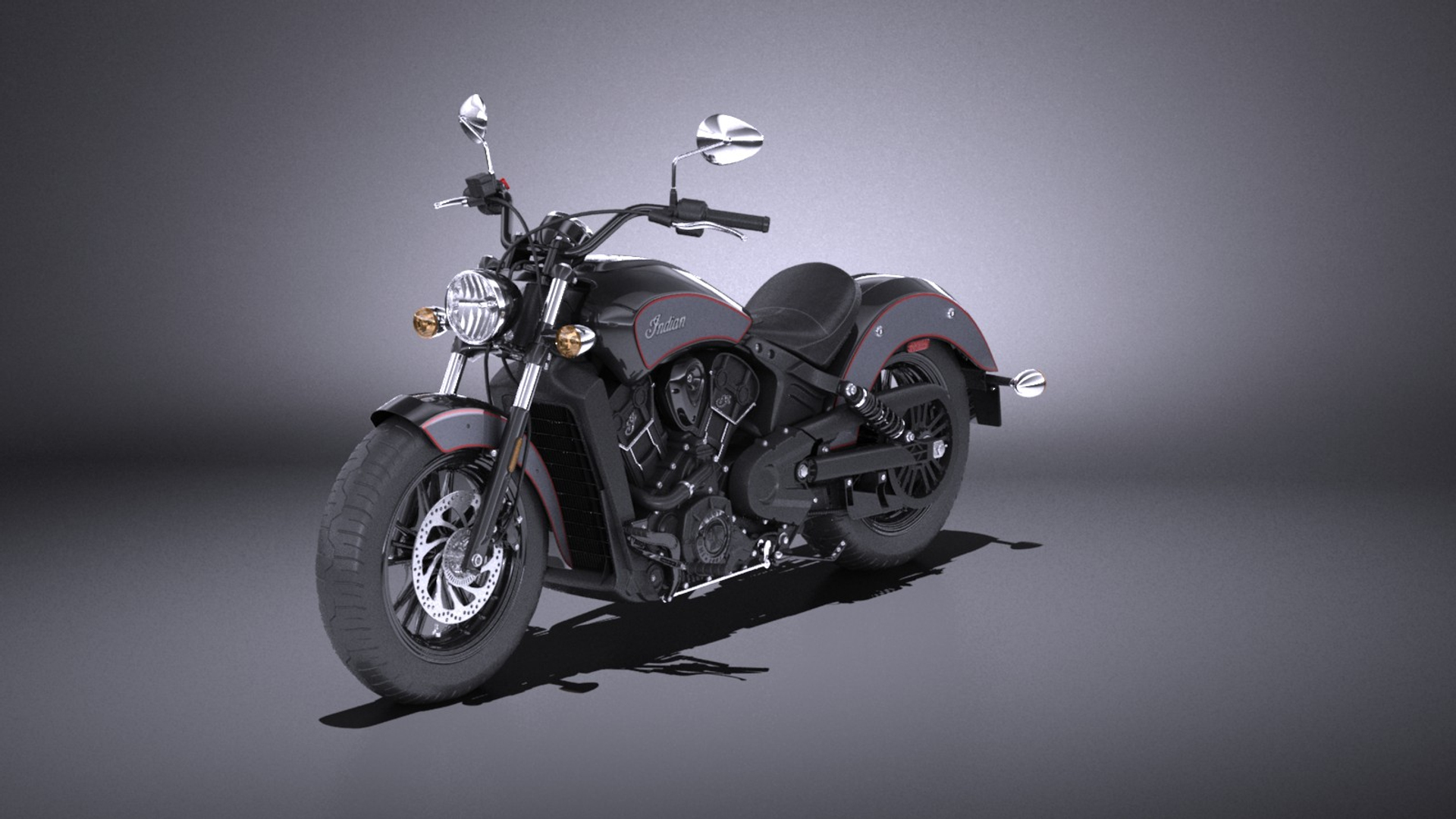 Indian Scout 2018 3D Model - TurboSquid 1311797