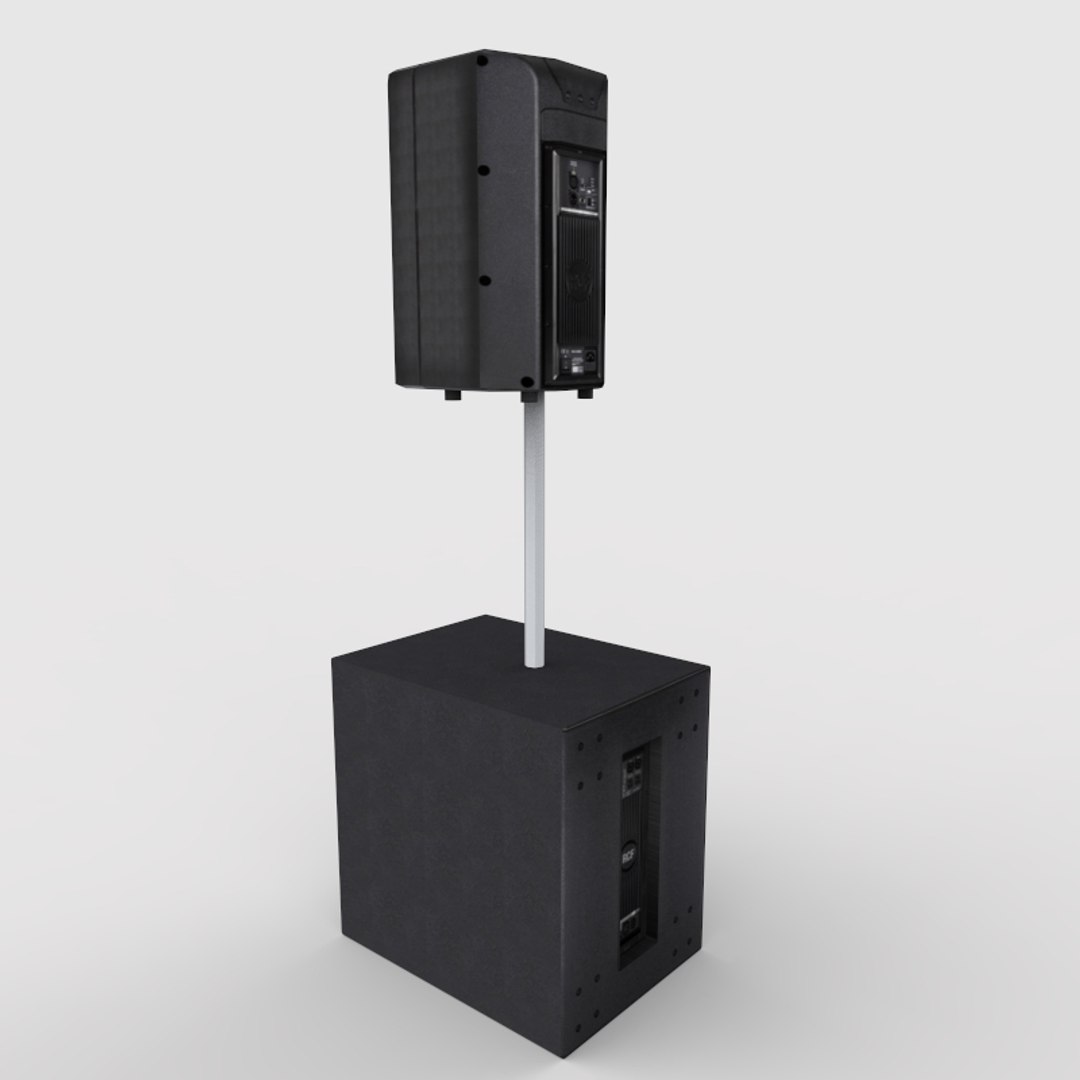 Rcf Speaker 3d Model