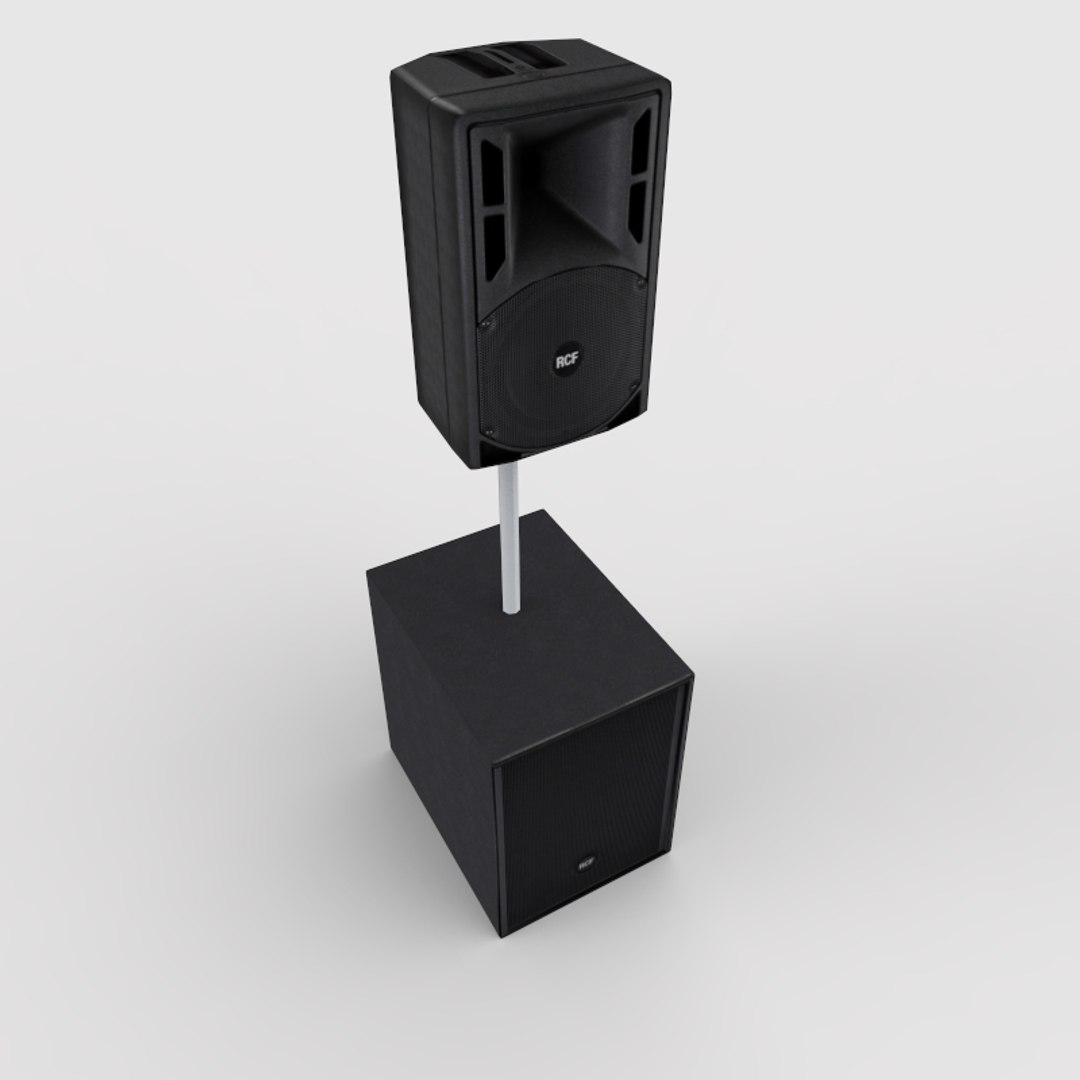 Rcf Speaker 3d Model