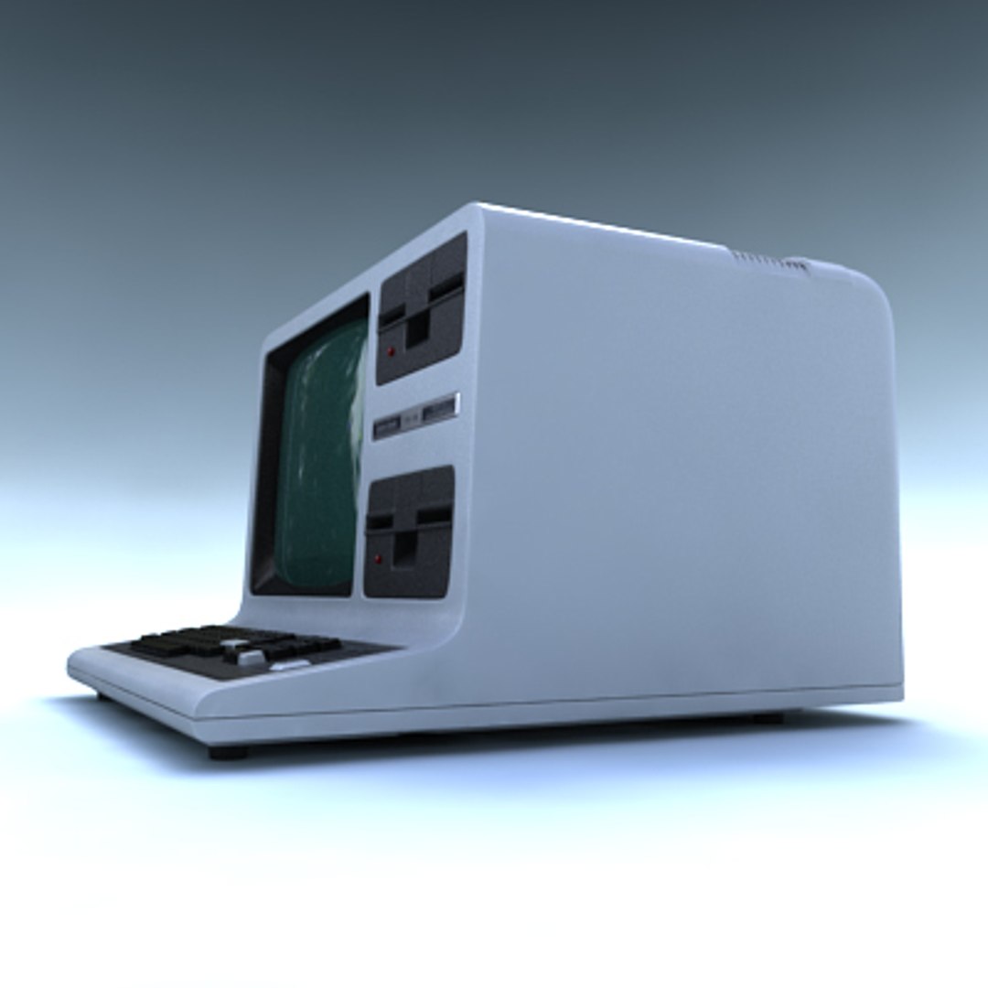 3d Radioshack Retro Pc Model