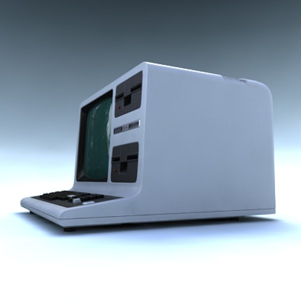 3d radioshack retro pc model