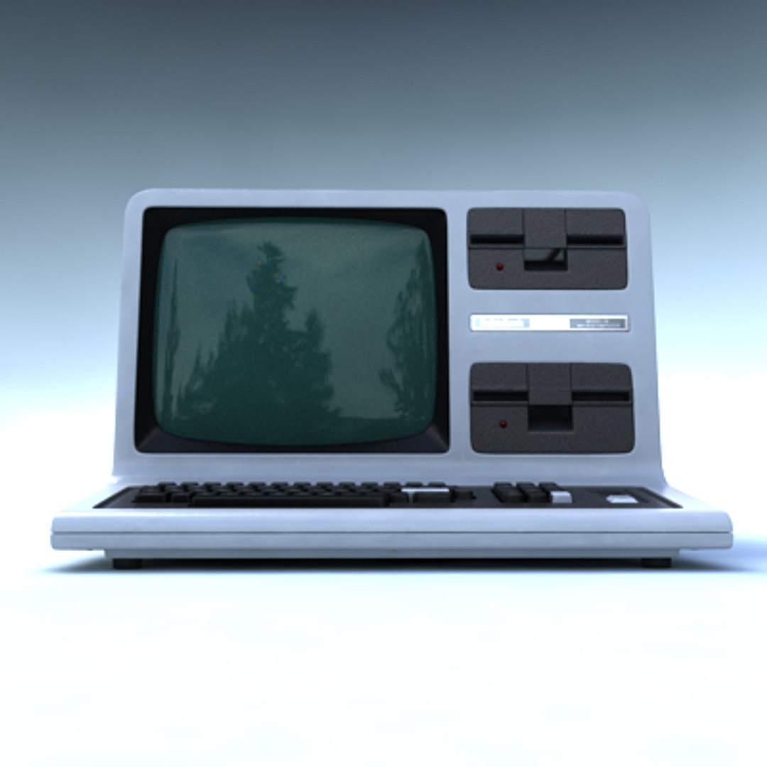 3d Radioshack Retro Pc Model