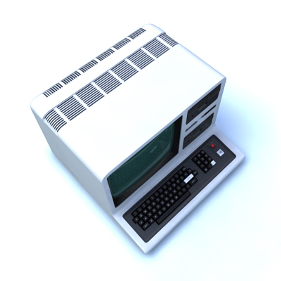 3d Radioshack Retro Pc Model